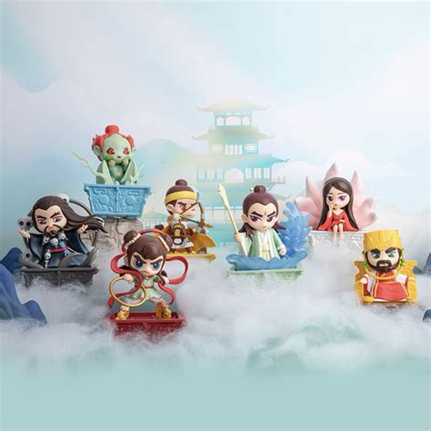 现货封神三部曲第一部神话人物系列盲盒摆件姬发哪吒杨戬手办玩偶礼物the First Installment Of The Investiture Trilogy The Mythical