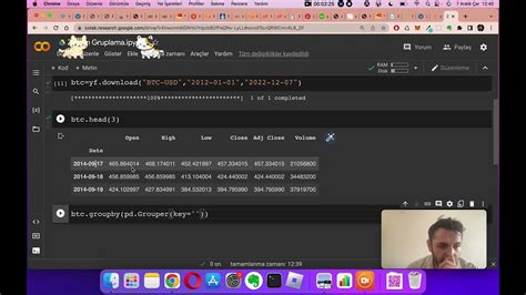 pandas groupby ile zamanları gruplama pandas timeseries youtube