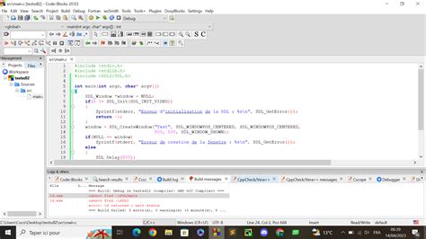 Résolu Configuration sdl code blocks Forum Zeste de Savoir