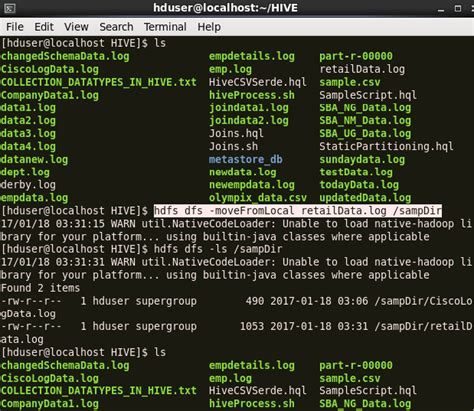 Hdfs Commands I