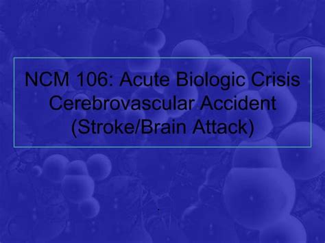 Cva Stroke Ppt