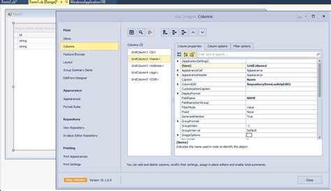 Devexpress Gridcontrol Shows Empty Column