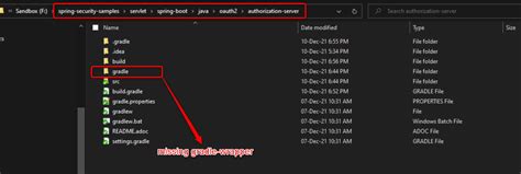 Cannot Run Gradlew In Servlet Spring Boot Java Oauth2 Authorization