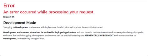 요청을 처리하는 동안 오류가 발생했습니다 문제 수정 방법