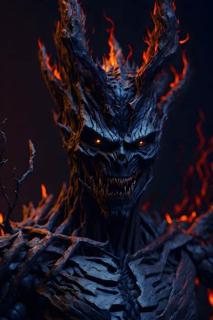 Premium Photo Devil From Hell Smiling