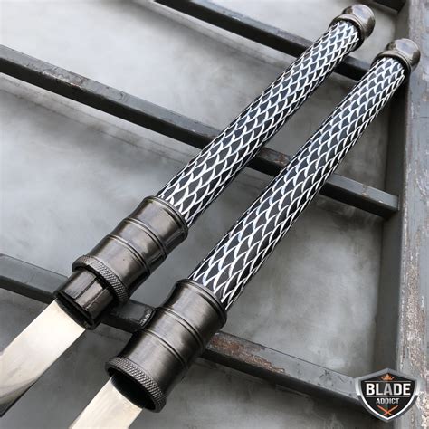Double Bladed Ninja Sword Staff Spear