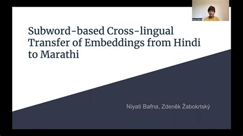 Underline Subword Based Cross Lingual Transfer Of Embeddings From
