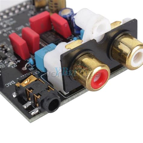 Black Hifi Dac Audio Sound Card Module I2s Interface For Raspberry Pi B