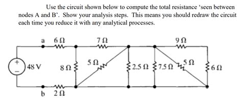 Solved Use The Circuit Shown Below To Compute The Total Chegg