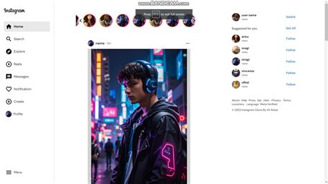 ali akbar on linkedin frontend webdev react responsive instagram