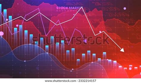 Declining Stock Market Investment Illustration Bankrupt Stock Vector Royalty Free 2332214157