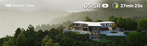 D5 Render 실시간 3d 렌더링 소프트웨어