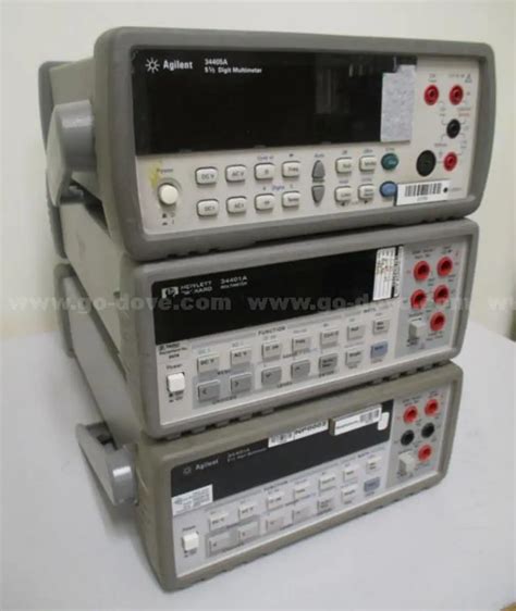3pcs Agilent Hp Multimeters Allsurplus