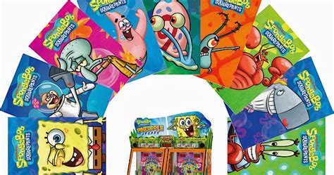 Nickalive Andamiro Adds 2nd Set Of Spongebob Trading Redemption Cards For Spongebob Pineapple