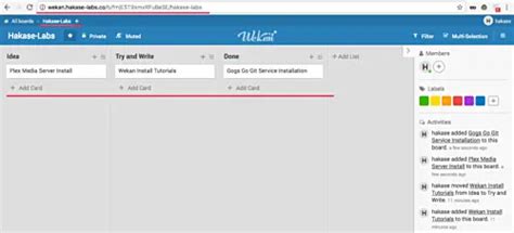 How To Install And Configure Wekan Trello Like Kanban On Centos 7