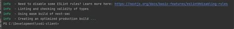 Next Js Next JS Project Does Not Create Optimized Production Build Stack Overflow