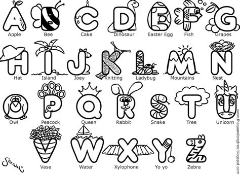 Drawings Of The Alphabet At Leonard Mitchell Blog