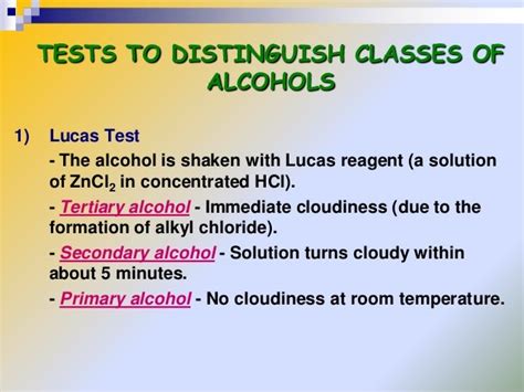 Chapter 1 Alcohols