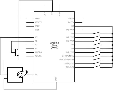 10 Buttons Using 1 Interrupt Arduino Project Hub