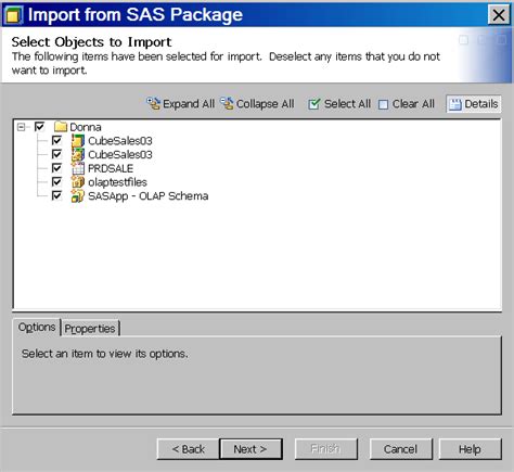 cube building and modifying examples importing a cube into sas olap
