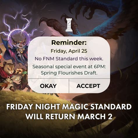 📢 Reminder Fnm Standard 📌 Postponed Red Castle Games Facebook