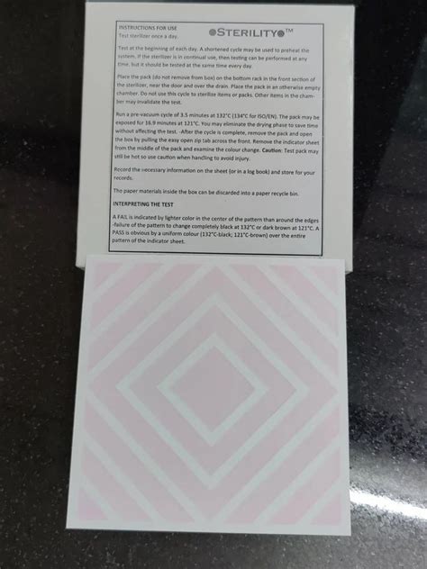 Bowie Dick Kit At Rs 100pack Bowie Dick Test Pack In Aurangabad Id