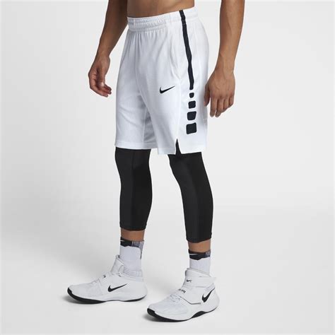 Lyst Nike Elite Men S Basketball Shorts In White For Men