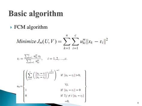 Ppt Fcm Based Model Selection Algorithms For Determining The Number