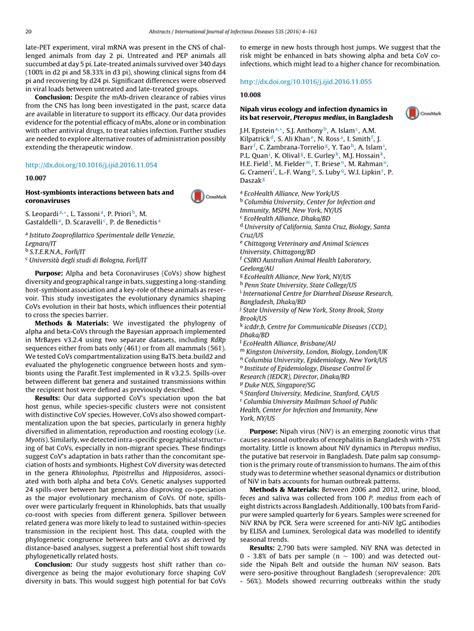 Pdf Nipah Virus Ecology And Infection Dynamics In Its Bat Reservoir