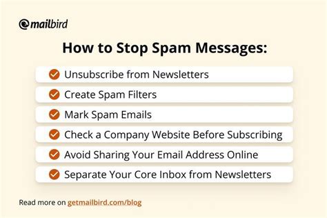 How to Stop Spam Emails: Six Easy Methods | Email programs, Email client, Email security