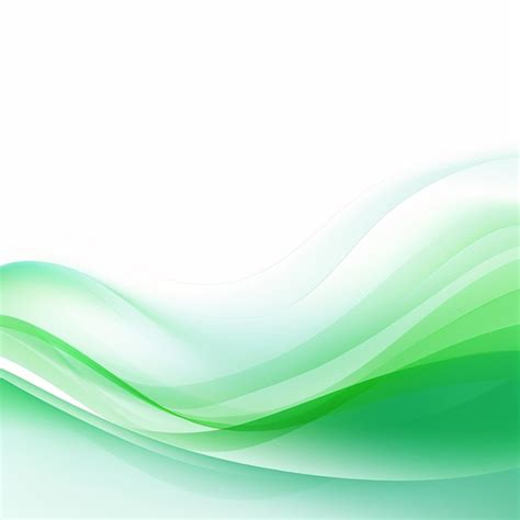 Premium Photo Abstract Green Wave Background With Dynamic Shapes