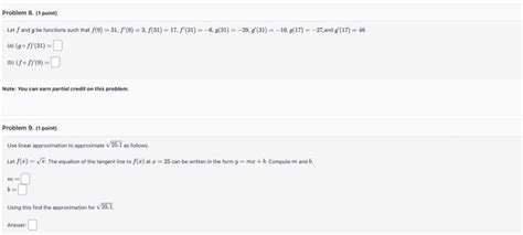 Solved Let F And Gbe Functions Such That Chegg Com