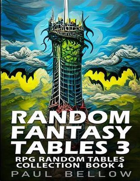 RPG Random Tables Collection Random Fantasy Tables Litrpg Adventures Bol Com