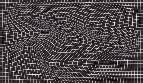 검은 배경에 추상 흰색 와이어 프레임 그리드입니다 Y2k 복고풍 미래 지향적인 미학 기하학 벡터 벽지 3차원 형태에 대한 스톡