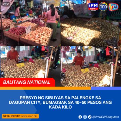 𝗣𝗥𝗘𝗦𝗬𝗢 𝗡𝗚 𝗦𝗜𝗕𝗨𝗬𝗔𝗦 𝗦𝗔 𝗣𝗔𝗟𝗘𝗡𝗚𝗞𝗘 𝗦𝗔 𝗗𝗔𝗚𝗨𝗣𝗔𝗡 𝗖𝗜𝗧𝗬, 𝗕𝗨𝗠𝗔𝗚𝗦𝗔𝗞 𝗦𝗔 𝟰𝟬-𝟱𝟬 𝗣𝗘𝗦𝗢𝗦 𝗔𝗡𝗚 𝗞𝗔𝗗𝗔 𝗞𝗜𝗟𝗢 - RMN Networks