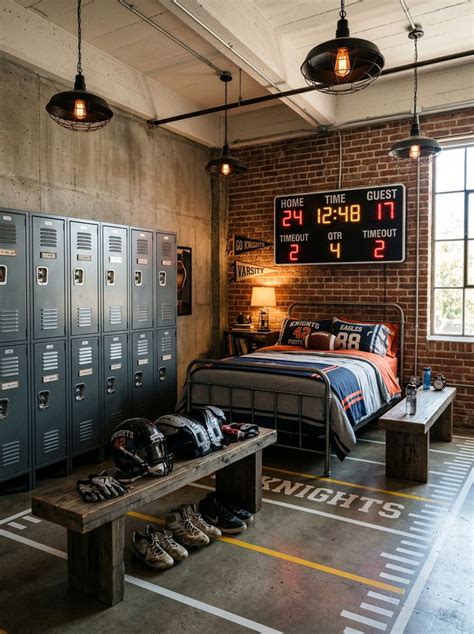 30 Sports Themed Bedroom Ideas For Every Young Athlete Lost At E Minor