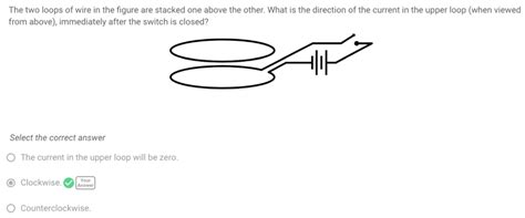 solved the two loops of wire in the figure are stacked one