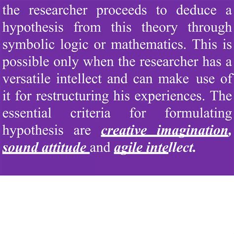 Hypothesis Ppt For Research Pptx