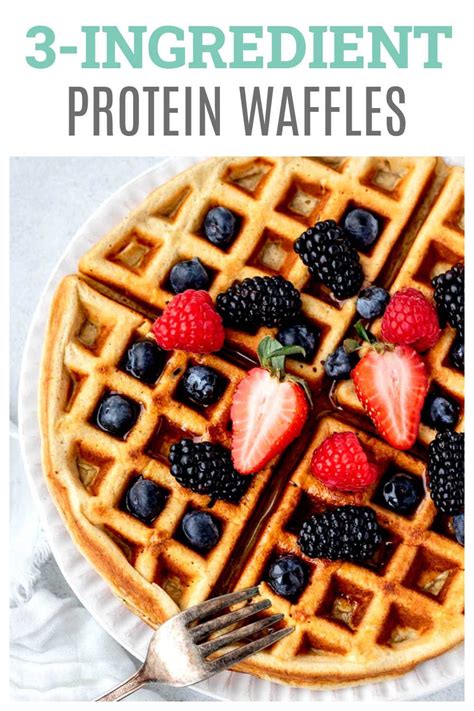 3 Ingredient Protein Waffles Artofit