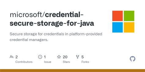 Github Microsoftcredential Secure Storage For Java Secure Storage For Credentials In