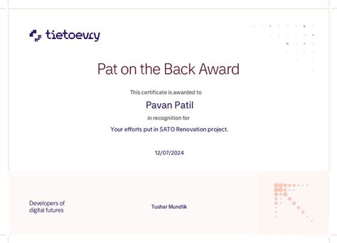 Pavan Patil On Linkedin Developers Sapabap Award 21 Comments