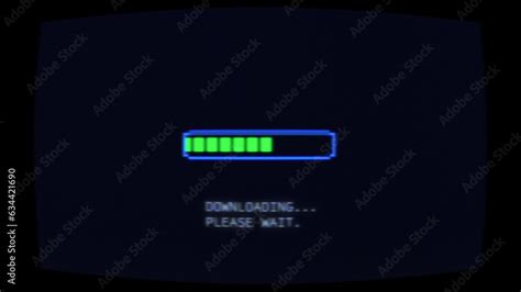 8 Bit Loading Screen Logo Reveal Stock Template Adobe Stock