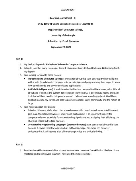 Aspiring Computer Scientists Journey Pdf Critical Thinking Artificial Intelligence