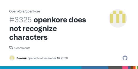 openkore does not recognize characters · issue 3325 · openkore