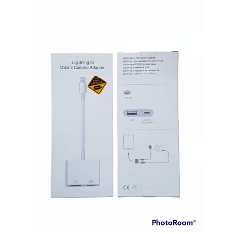 Jual Lightning To Usb 3 Camera Adapter Lighting To Usb 3 0 Female Adapter Cable Shopee Indonesia