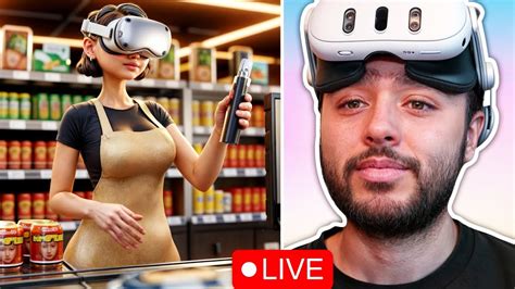 Je DÉcouvre Supermarket Simulator Vr Sur Le Quest 3 Youtube