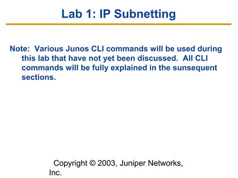 Junos Routing Overview From Juniper PPT Computer Networking Computing
