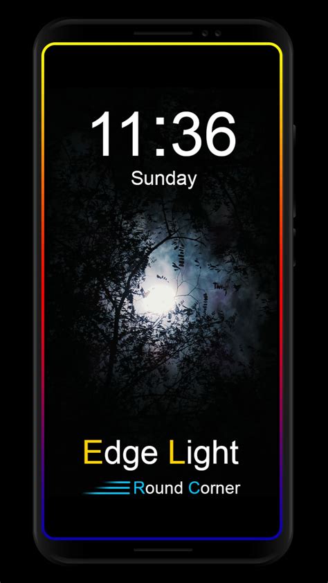 Edge Lighting Notification Rounded Corners App для Android — Скачать
