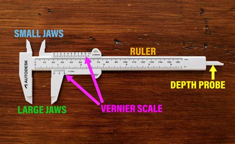 Vernier Caliper Drawing Easy Step By Step