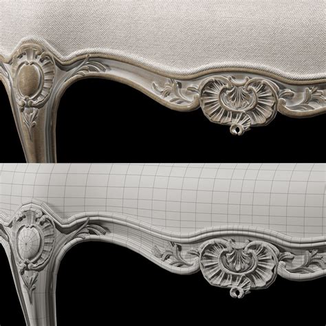 3d Model Classical Sofa And Armchair Set Turbosquid 1840176